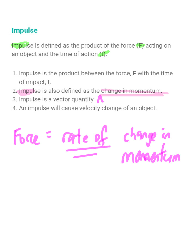 Impulse O-Level | PDF