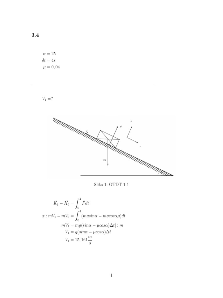 K1 - Mehanika 3 | PDF