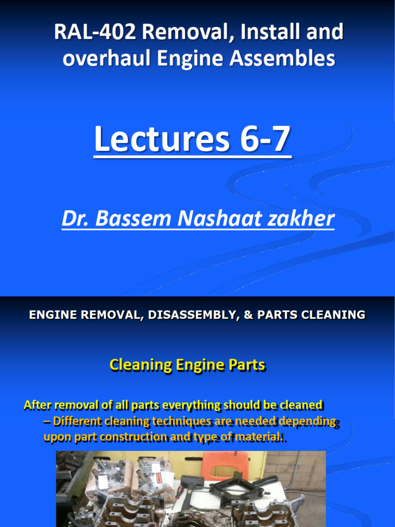 Lecture 6-7 | PDF | Engines | Valve