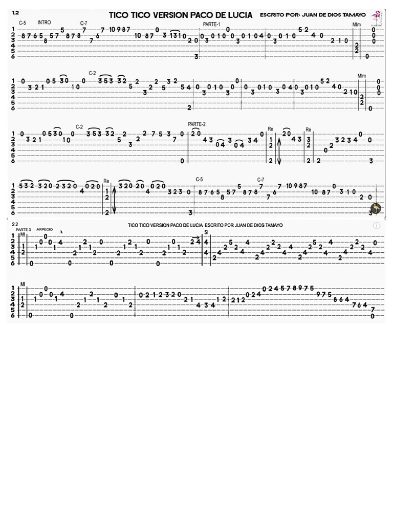 Tico Tico Paco | PDF