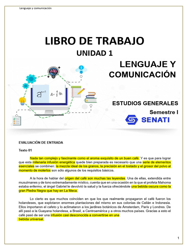 Spsu-867 - Librodetrabajo - U001 (1) Tarea 1 Comunicacion y Lenguaje ... Spsu-867 - Librodetrabajo - U001 (1) Tarea 1 Comunicacion y Lenguaje ...