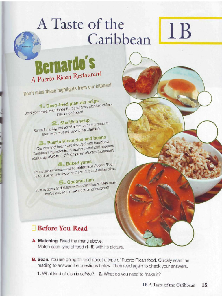 A Taste of The Caribbean - Sofrito Sensation | PDF