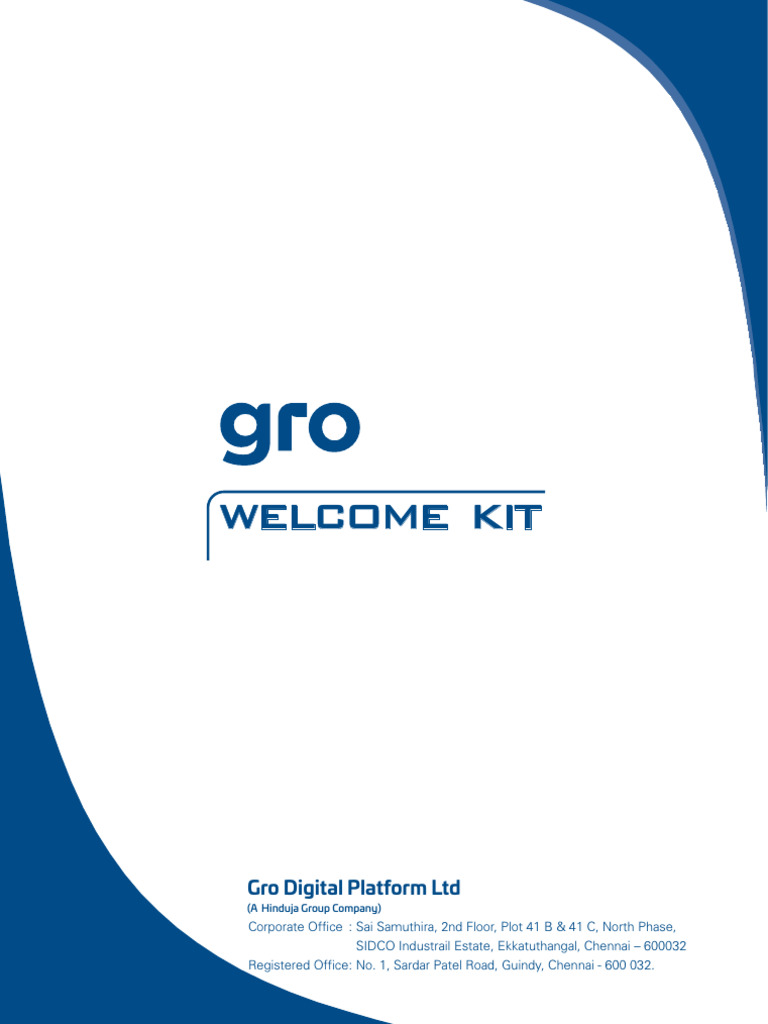 Gro Welcome Kit | Download Free PDF | Employment | Conflict Of Interest