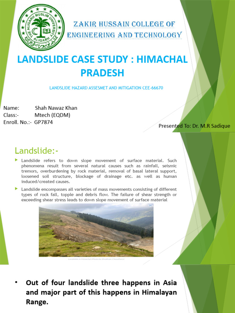 Landslide Case Study | PDF | Landslide | Natural Disasters