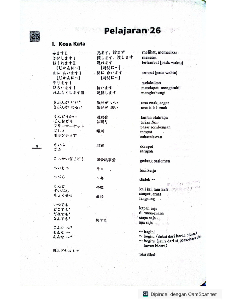 Minna Ii Kotoba | PDF