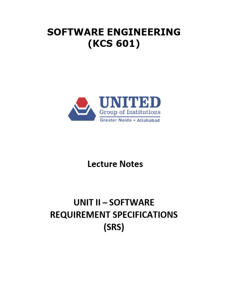 Software Engineering Unit-2 | PDF | Conceptual Model | Iso 9000