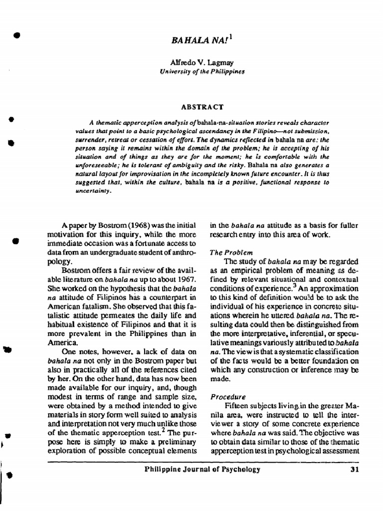 Lagmay, 1993 | PDF