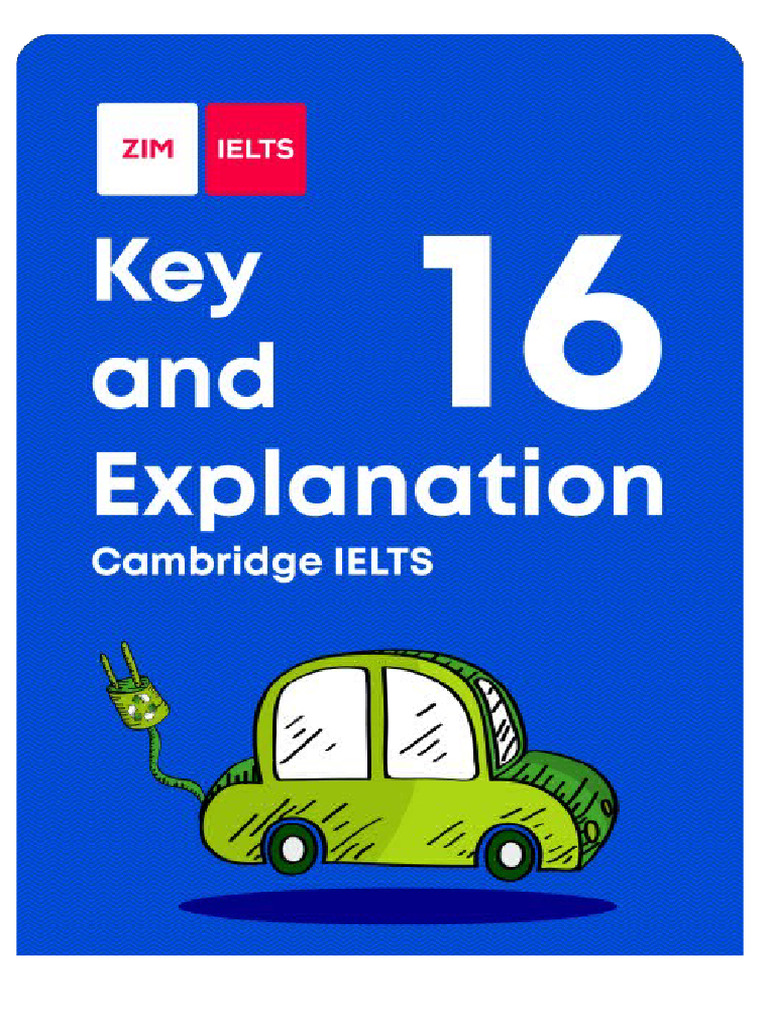 Cambridge English IELTS 16 - Key and Explanation | PDF