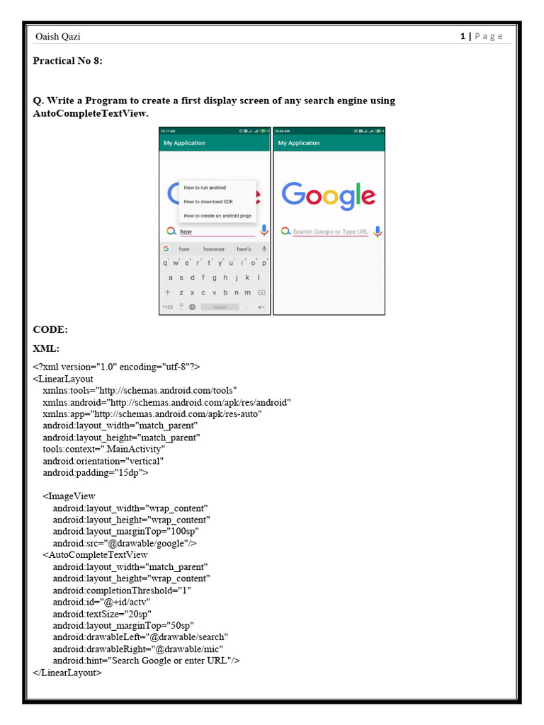 MAD Exp 8 | PDF | Android (Operating System) | Computing
