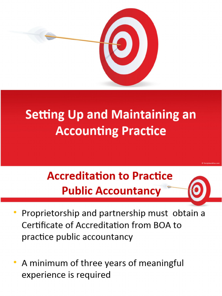 Chap. 4 Setting Up and Maintaining An Accounting Practice | PDF ...