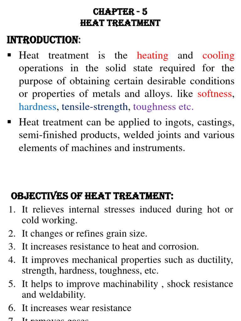 Heat Treatment | Download Free PDF | Heat Treating | Steel