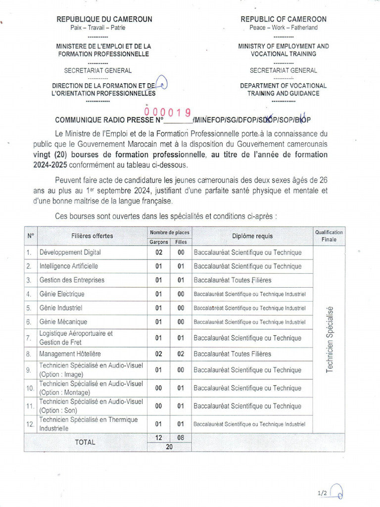 Bourse Maroc 2024 | PDF