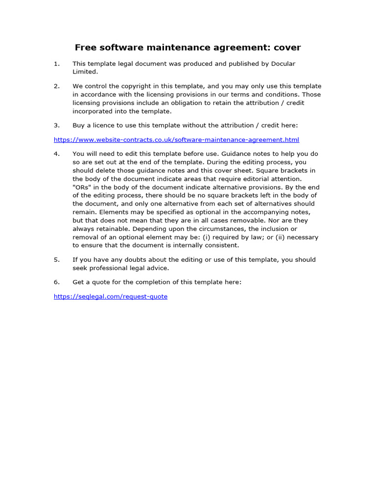 Important Legal Document Templates | Download Free PDF | Legal ...