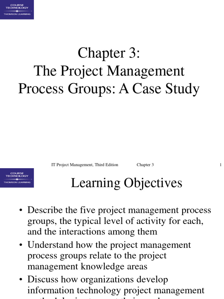 The Project Management Process Groups, A Case Study | PDF | Project Management | Cognition