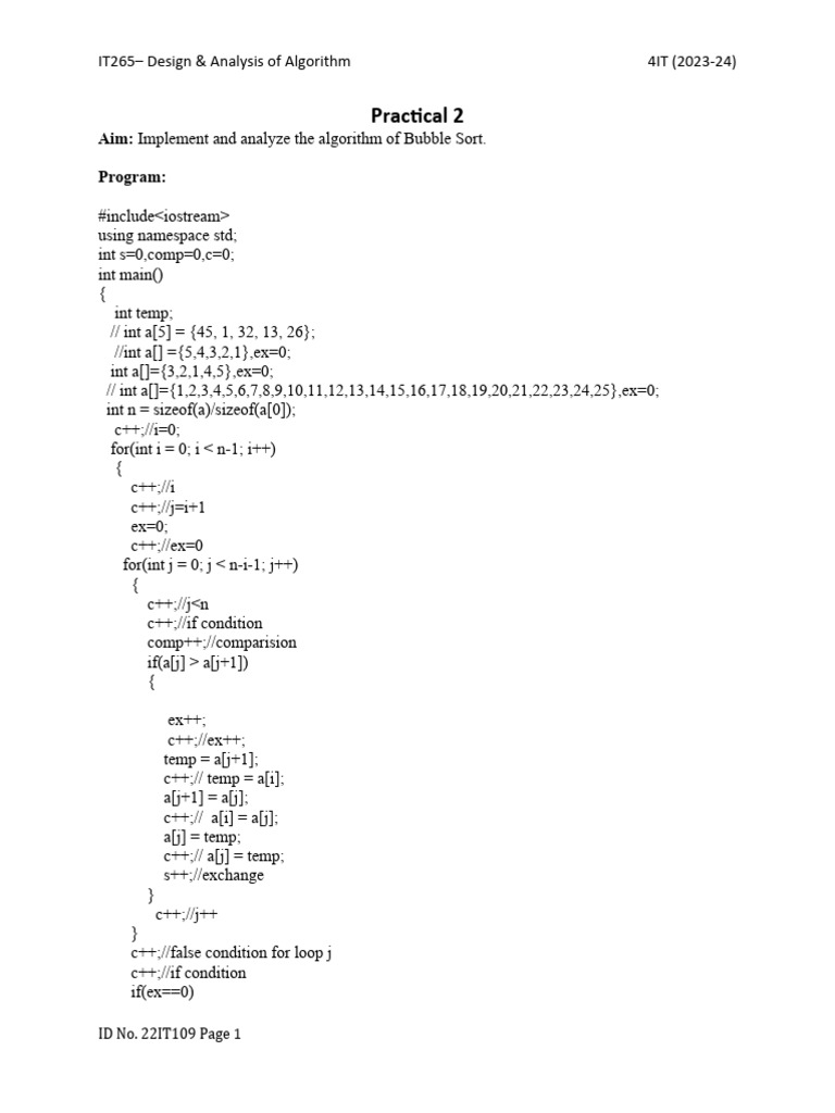 Practical 2 | PDF | C++ | Object Oriented Programming