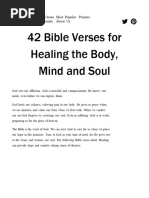 40 Healing Scriptures Compiled By Dodie Osteen | PDF | Jesus | Sin