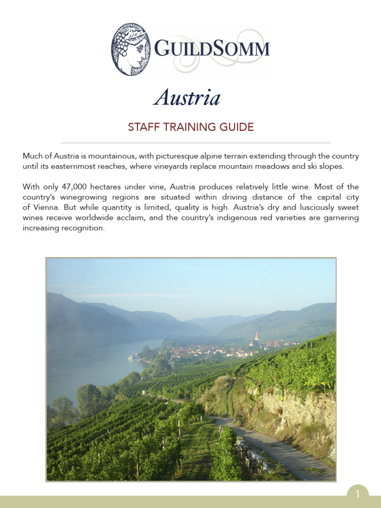 Austria Staff Training | PDF | Viticulture | Alcoholic Drinks