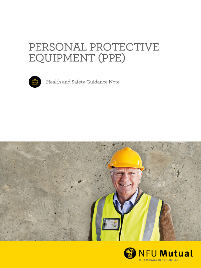 PPE Guidelines for Workplace Safety | PDF | Personal Protective ...