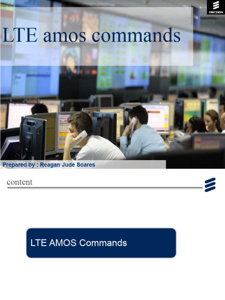 LTE Session On AMOS Commands | PDF | Computer Engineering | Telecommunications