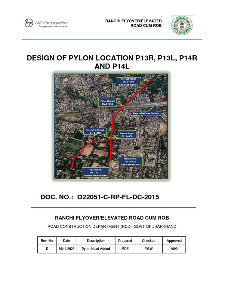 Design of Pylon Location P13R, P13L, P14R and P14L: DOC. NO.: O22051-C ...