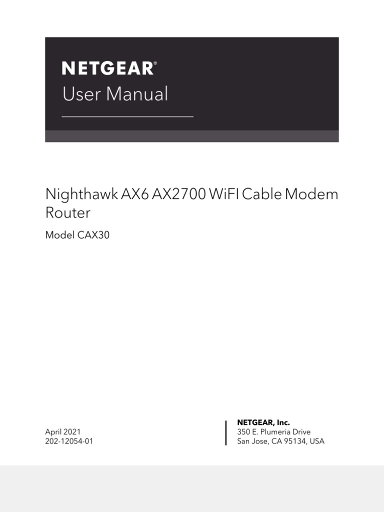 Cax30 Um en | PDF | Computer Network | Wi Fi