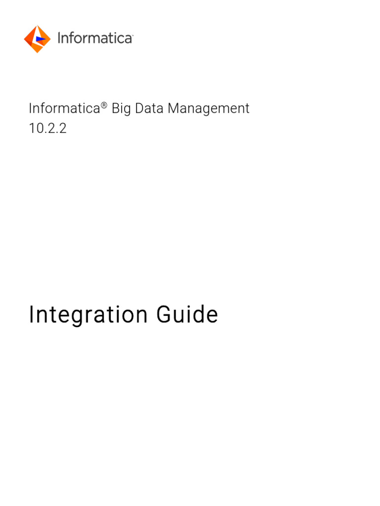 In 1022 IntegrationGuide en | Download Free PDF | Apache Hadoop | Metadata