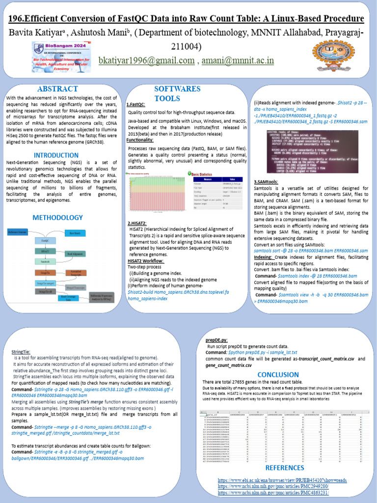 Poster PPT Portrait | PDF | Dna Sequencing | Transcriptome
