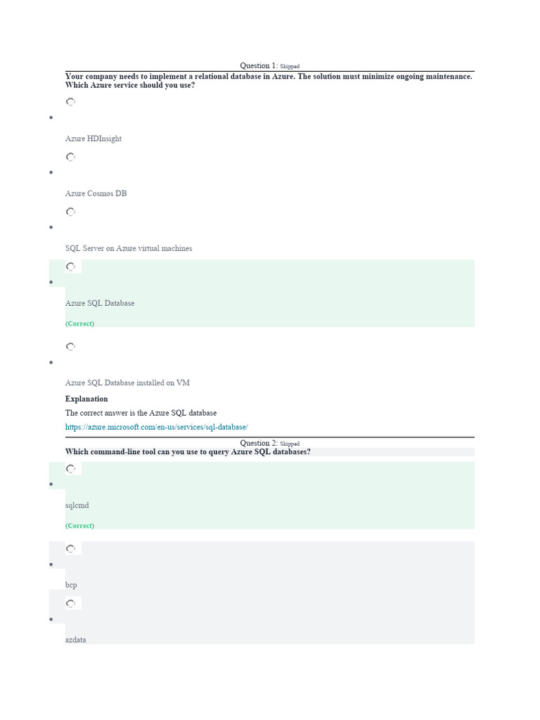DP 900 - Udemy | PDF | Database Index | Databases