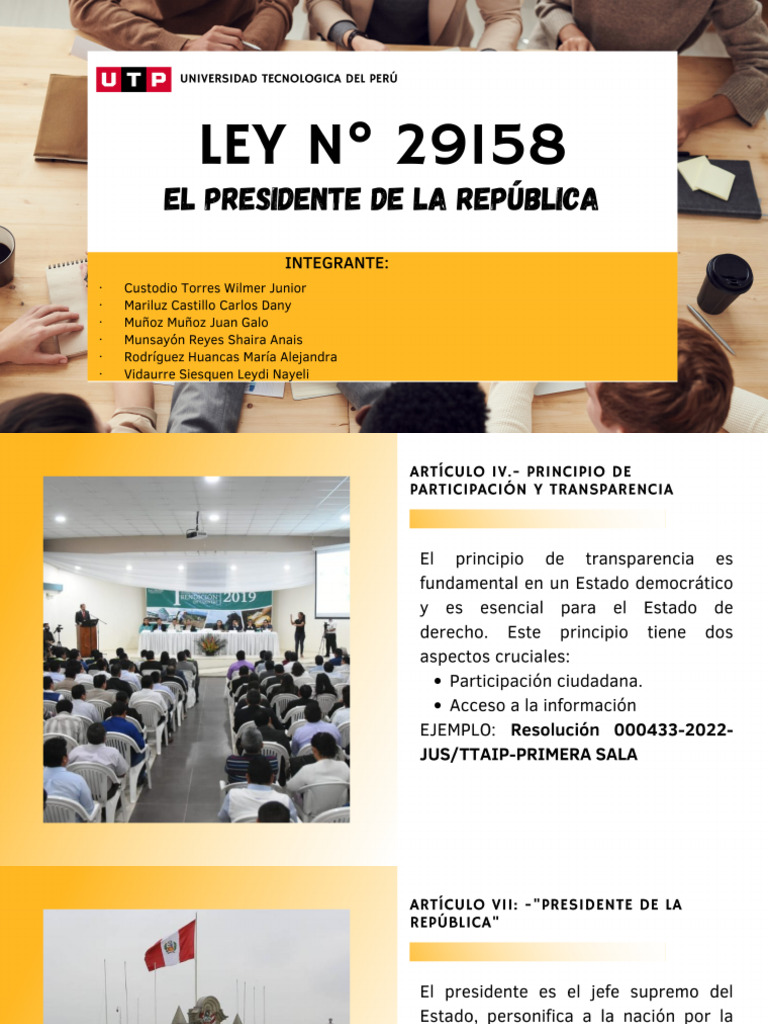 LEY 29158 | PDF