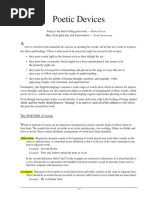 Sound Devices in Poetry Explained | PDF
