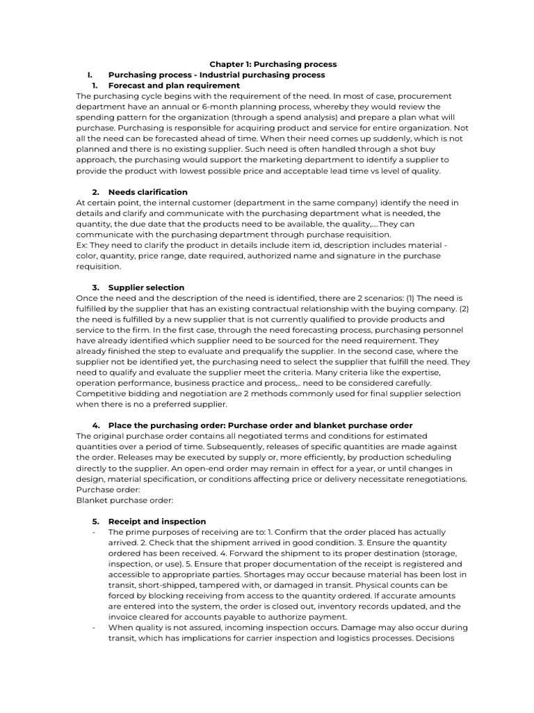 Procurement Review | PDF | Procurement | Inventory