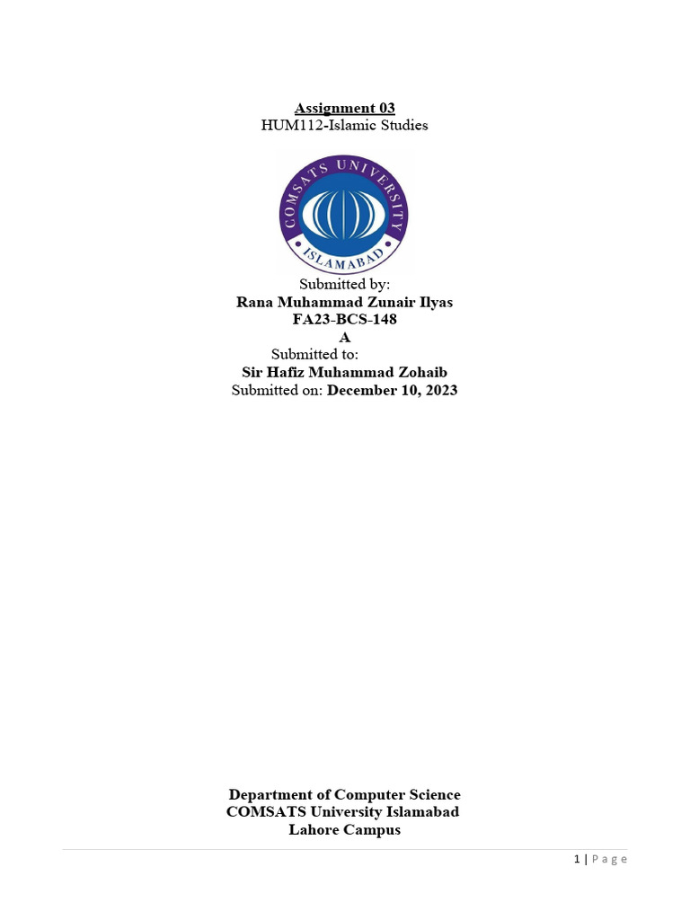 FA23-BCS-148 Section-A IS | PDF | Israel | World Politics