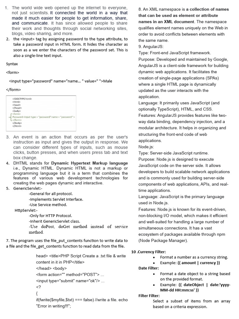 The World Wide Web Opened Up The Internet To Everyone | PDF | World ...