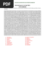 Sopa de Letras de Desastres Naturales - 20 | PDF