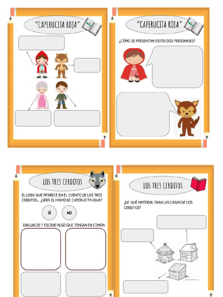 actividades-cuentos-con-lobos | PDF