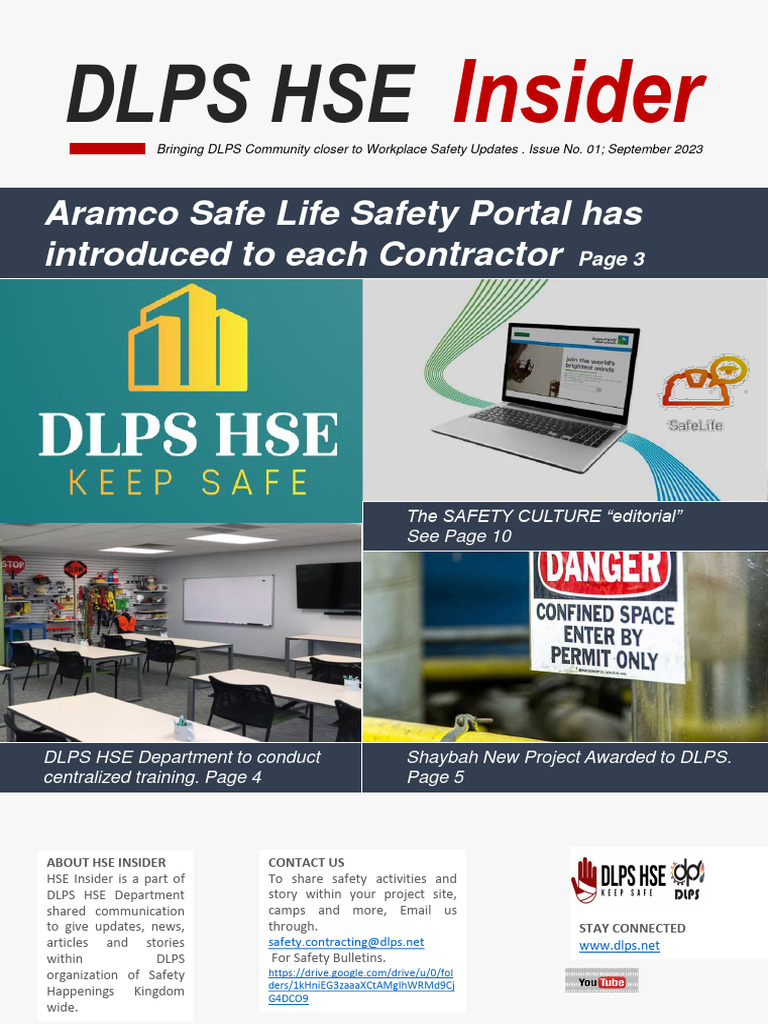 HSE Insider - Sep 2023 | PDF | Safety | Business