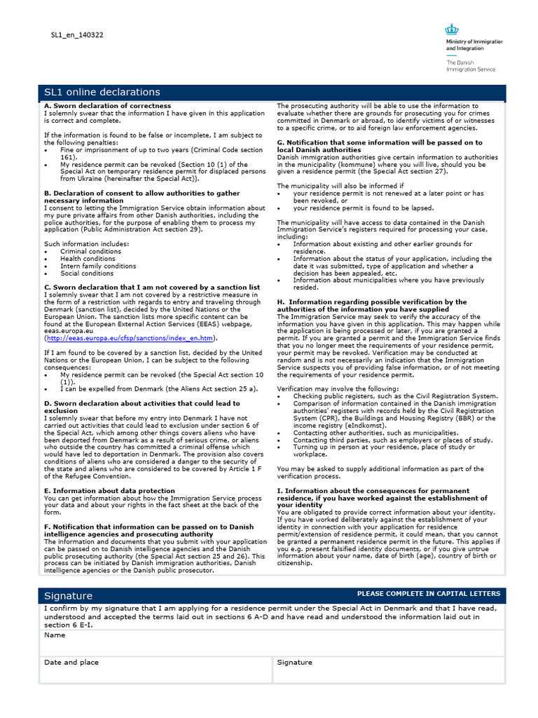 Underskrift SL1 en | PDF | Crimes | Crime & Violence