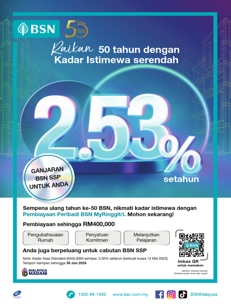 FLYERS - BSN PF RATE CAMPAIGN - A5 - SKAP - BM - March 2024 | PDF