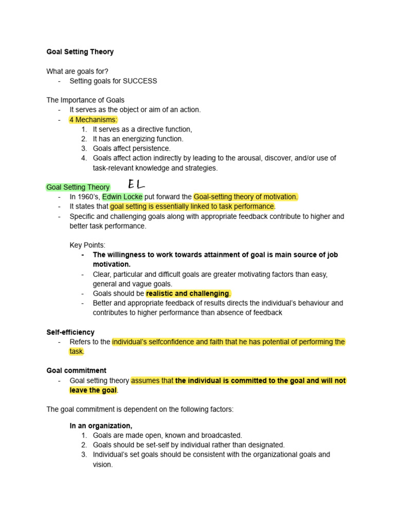 4 Managing-and-Caring-for-Self | PDF | Goal | Goal Setting
