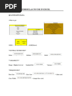 Biostatistics Formula Sheet | PDF