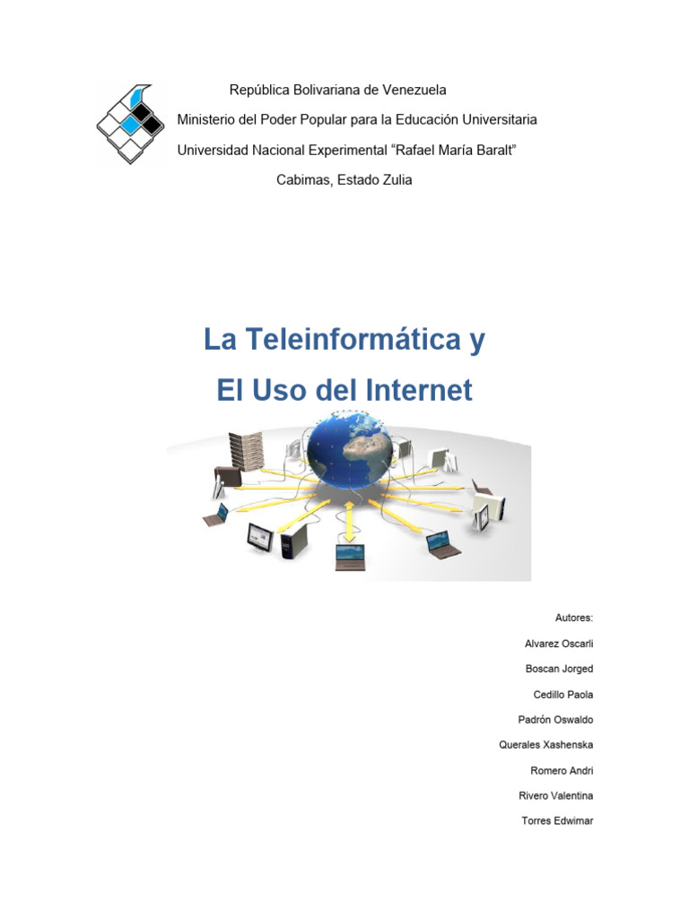 La Teleinformatica | PDF | Red de computadoras | Internet