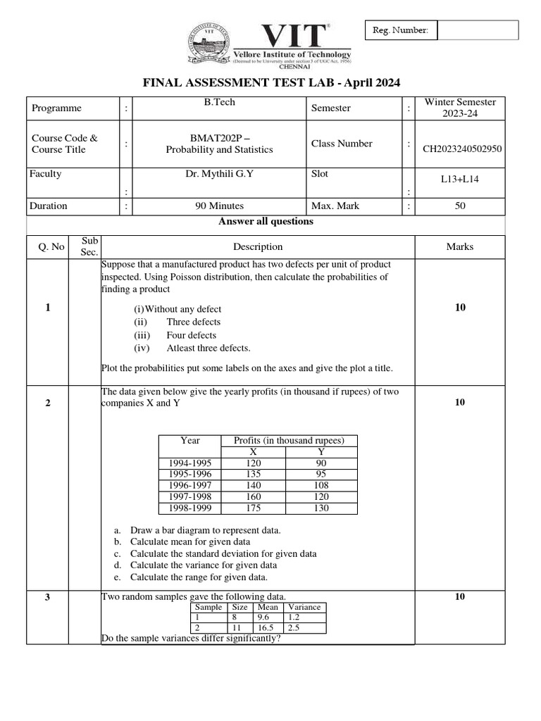 Set B | PDF | Variance | Applied Mathematics