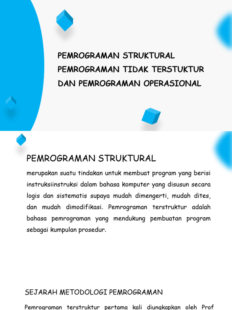 Pemrograman Terstruktur - 091529 | PDF