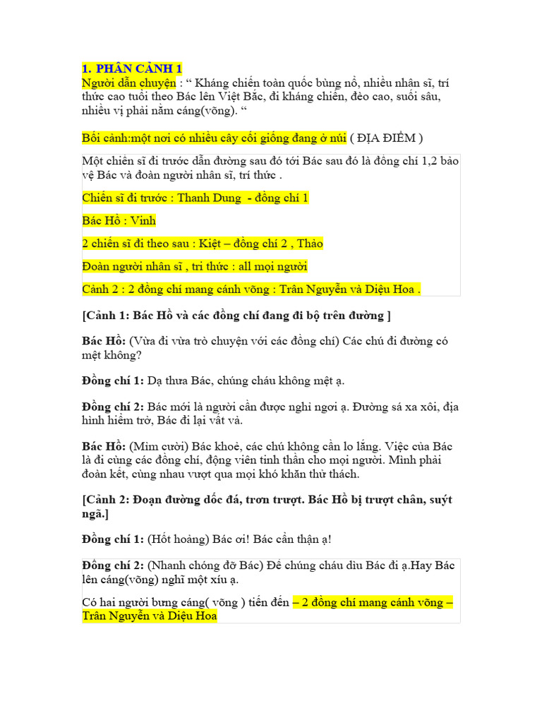 T NG H P - Phân Vai | PDF