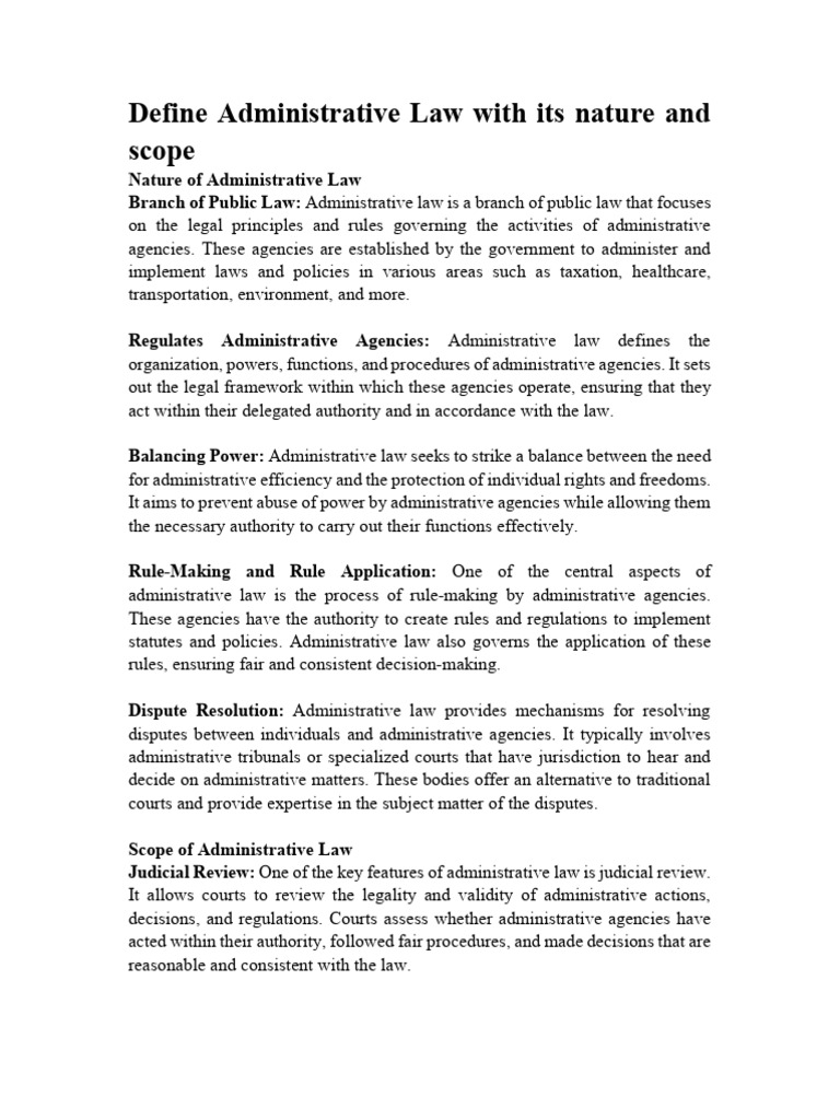 Administrative Law | PDF | Mandamus | Administrative Law