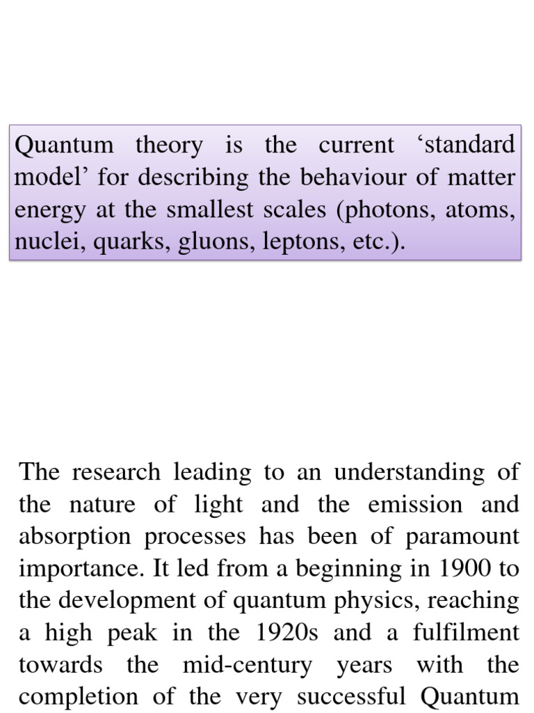 BPHY101L-Module3-Lectureppt-Elements of Quantum Mechanics | PDF ...