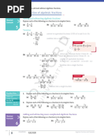 Algebraic Fractions Practice Questions - Corbettmaths | PDF