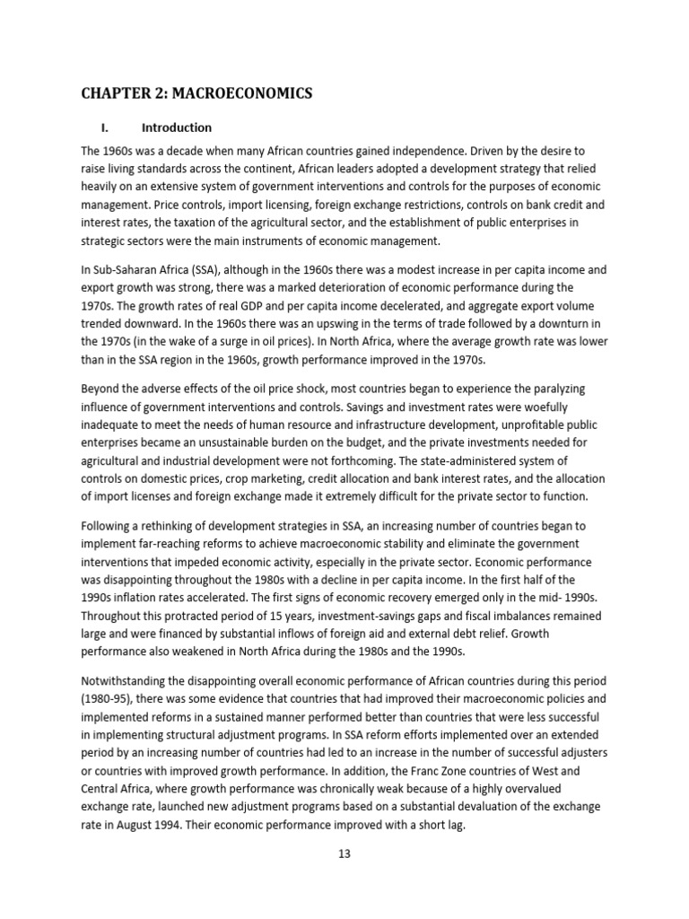 TICAD Africa 2050-Chapter2-V2 | PDF | Inflation | Heavily Indebted Poor Countries