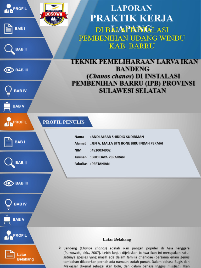 Contoh Slide Presentasi Sidang PKL | PDF | Griya & Taman