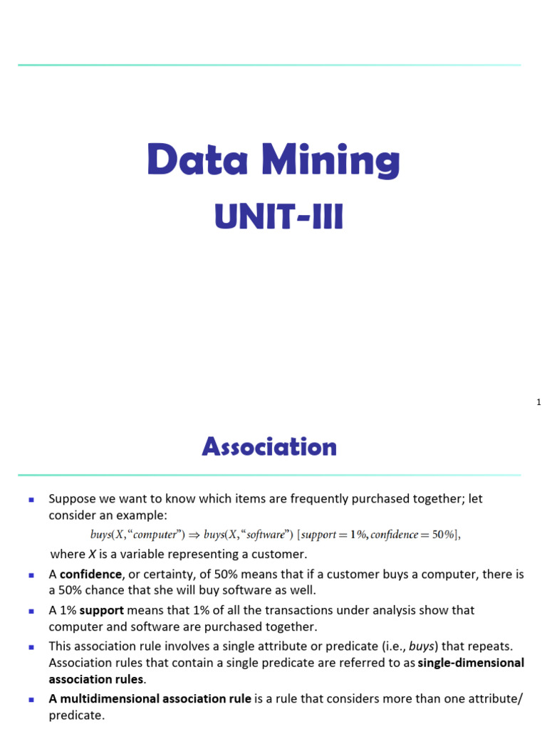 DmUnit 3 | PDF | Statistical Classification | Bayesian Inference